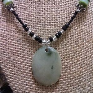 Jewelry | Jade And Obsidian Necklace | Poshmark